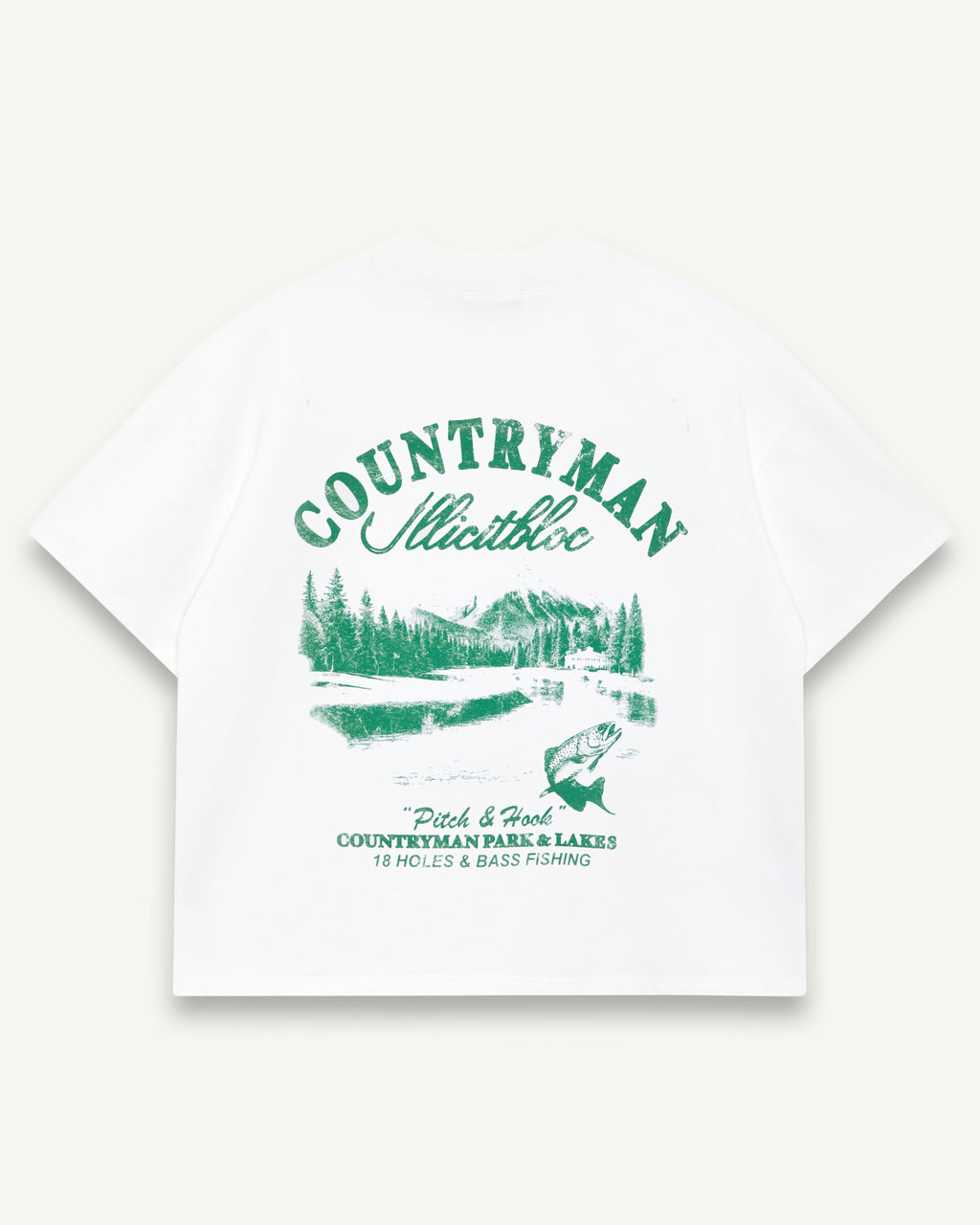 PITCH & HOOK POCKET T-SHIRT - WHITE – Illicitbloc